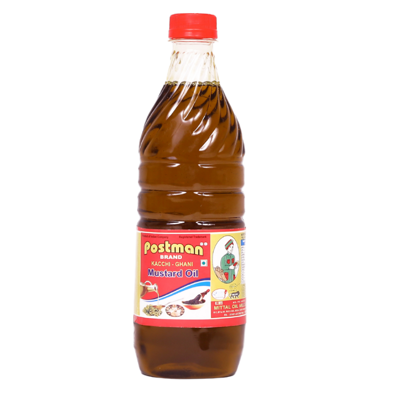Kacchi Ghani Mustard Oil – 500ml - Postman Oils