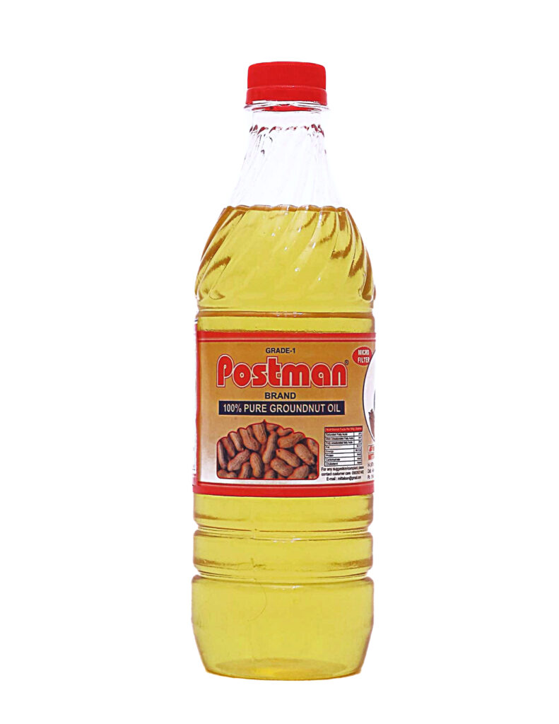 Groundnut Filtered Oil – 500ml - Postman Oils